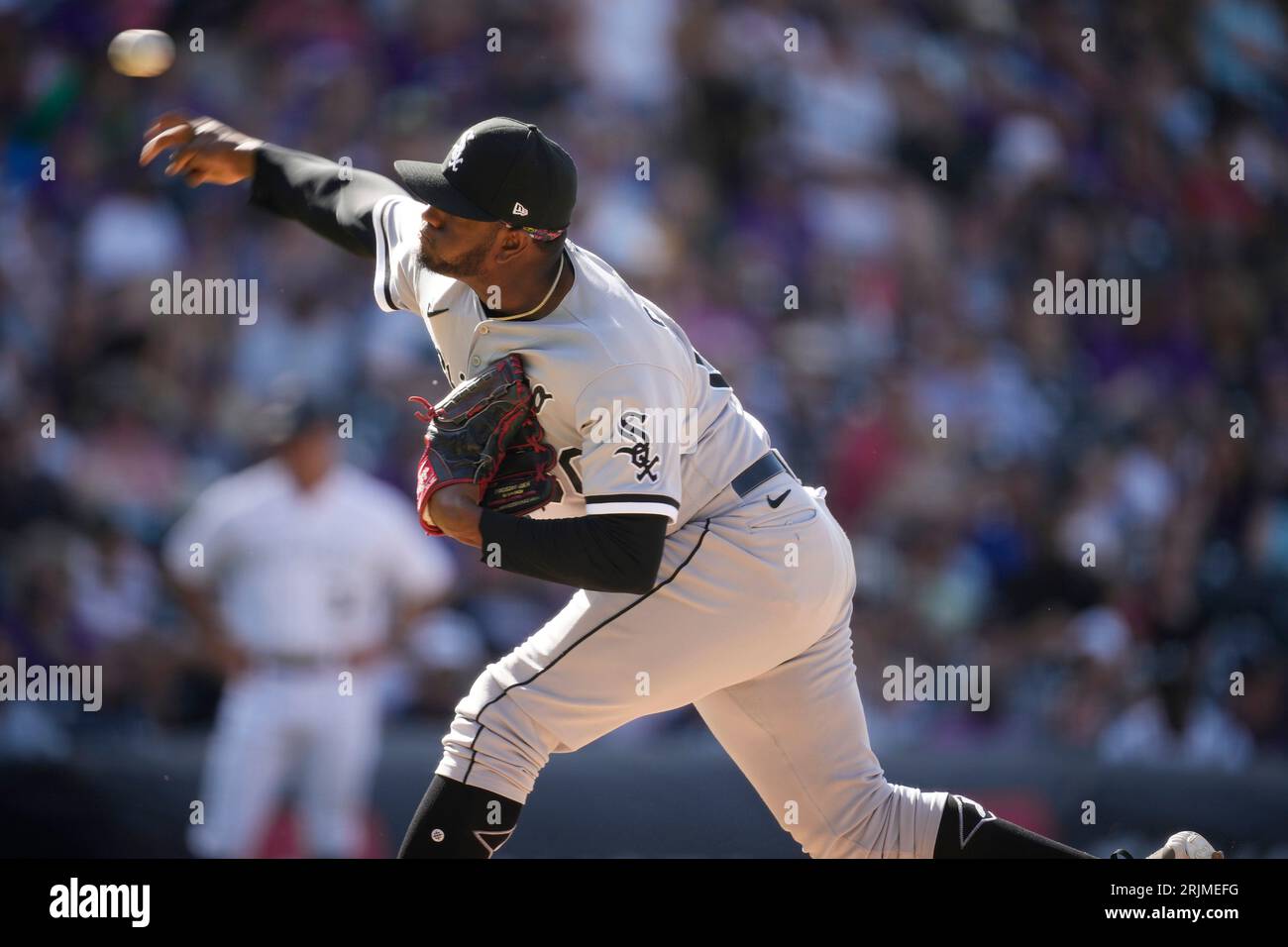 Chicago White Sox relief pitcher Gregory Santos (60) in the ninth ...