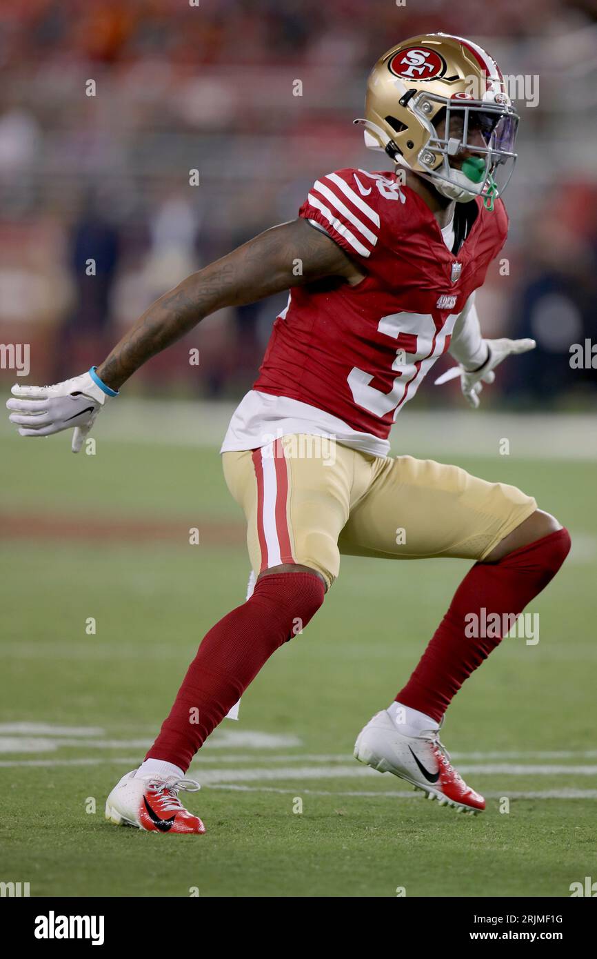 San Francisco 49ers cornerback Nate Brooks (36) defends during an NFL ...