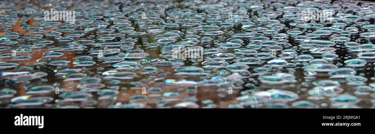 Water Droplet Abstract on glass Stock Photo - Alamy