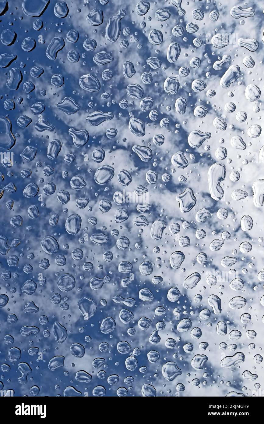 Water Droplet Abstract on glass Stock Photo - Alamy