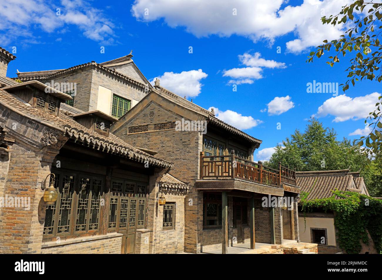 architectural landscape of Gubeikou Town, Miyun, Beijing, China Stock ...