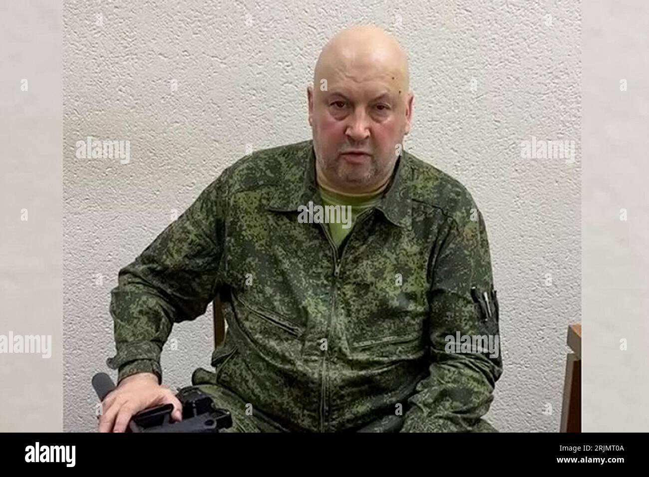 File In This Handout Photo Released By Russian Defense Ministry Press