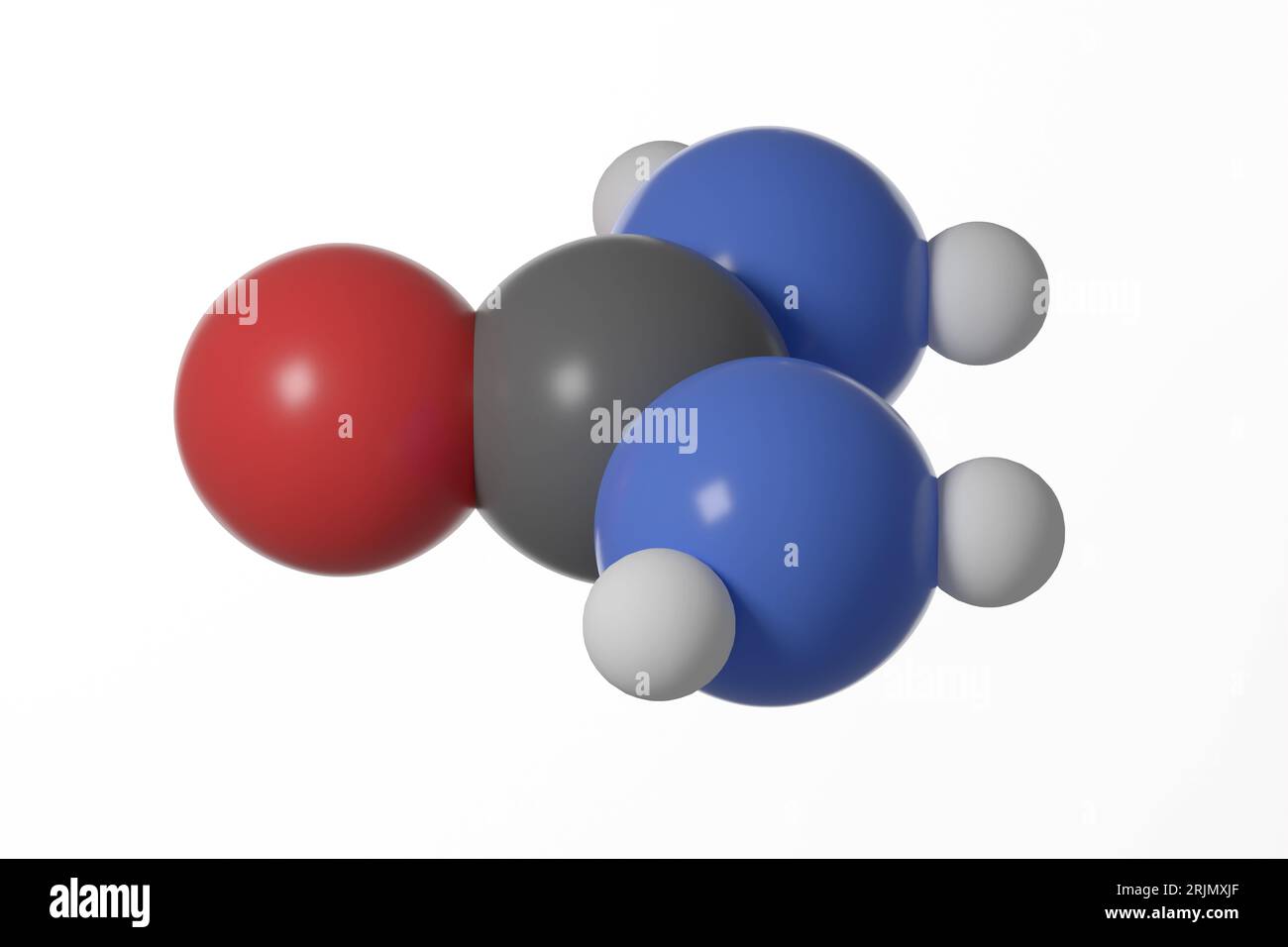 A computer generated model of a Urea molecule Stock Photo - Alamy