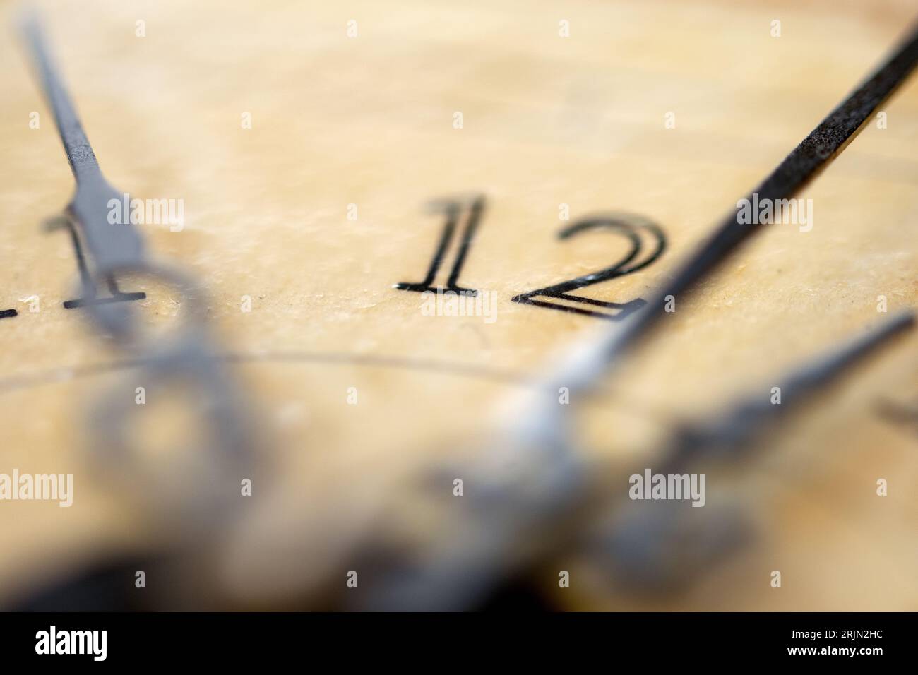 concept of time with the detail of an old clock face Stock Photo - Alamy