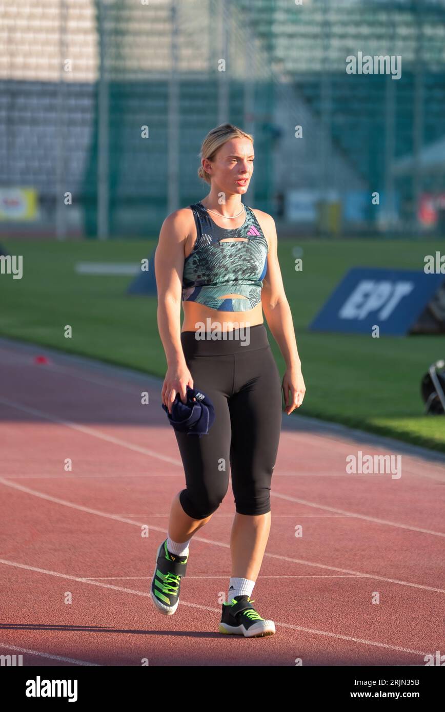 Elina Tzengko is a Greek track and field athlete, javelin athlete. and ...