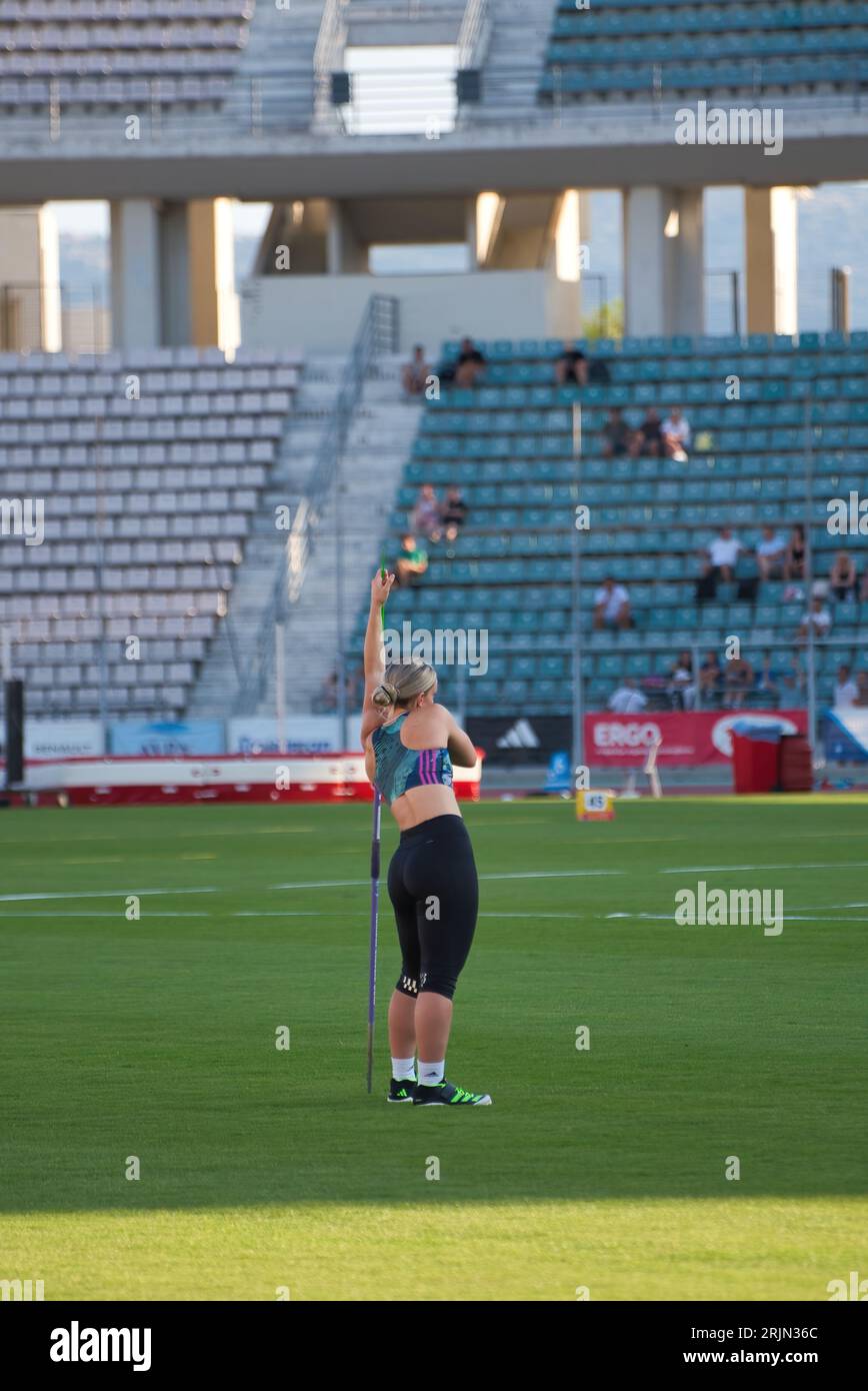 Elina Tzengko is a Greek track and field athlete, javelin athlete. and ...
