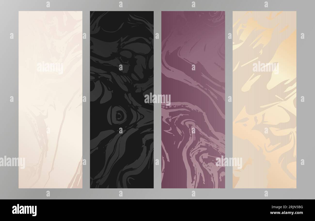 A set of backgrounds with premium colors. Collection of templates for ...