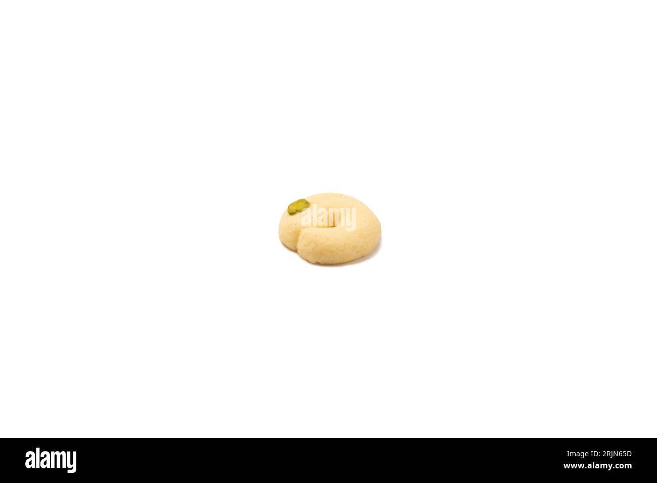 Turkish Arabic sweet Sade Kurabiye or Qurabiya isolated on white ...