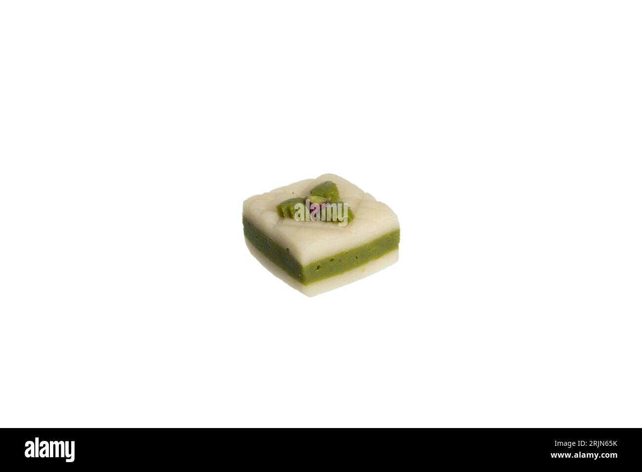 Syrian Turkish sweet candy (almond paste or Harissat al-looz) isolated ...