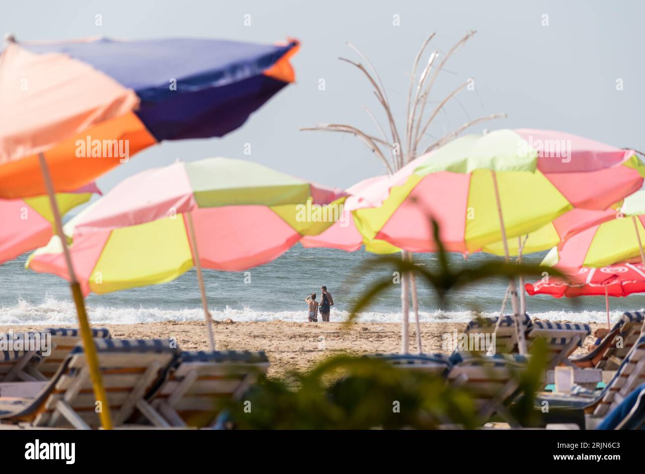 Calangute, Goa, India - January 2023: A view of tourists through ...