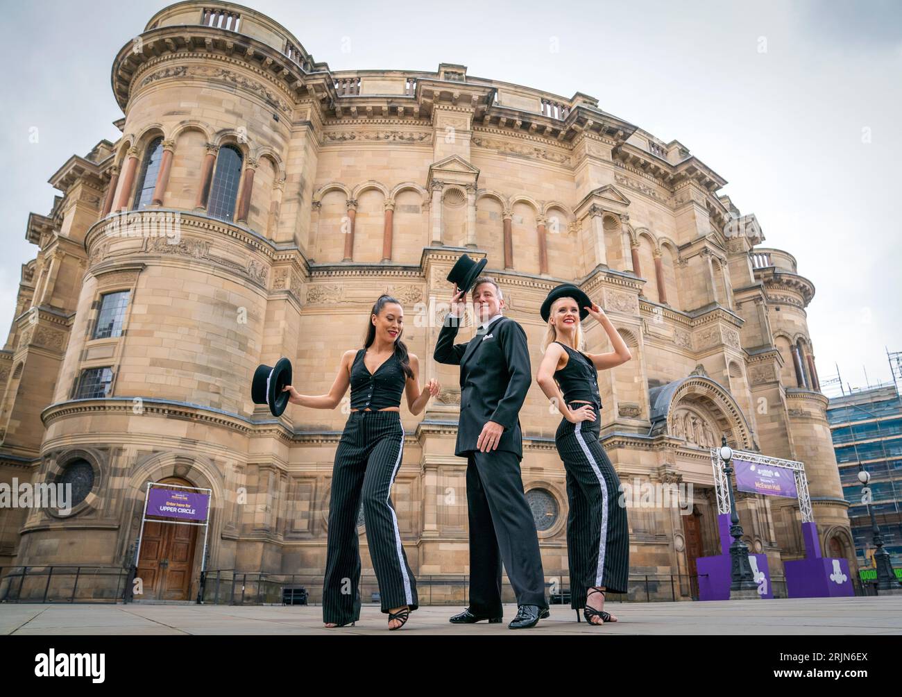 Strictly Come Dancing judge Anton Du Beke with dancers Kelly Chow (left ...