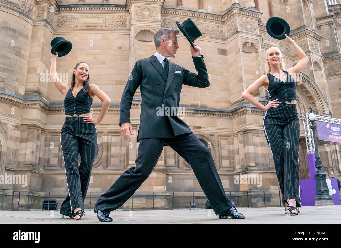 Strictly Come Dancing judge Anton Du Beke with dancers Kelly Chow (left ...