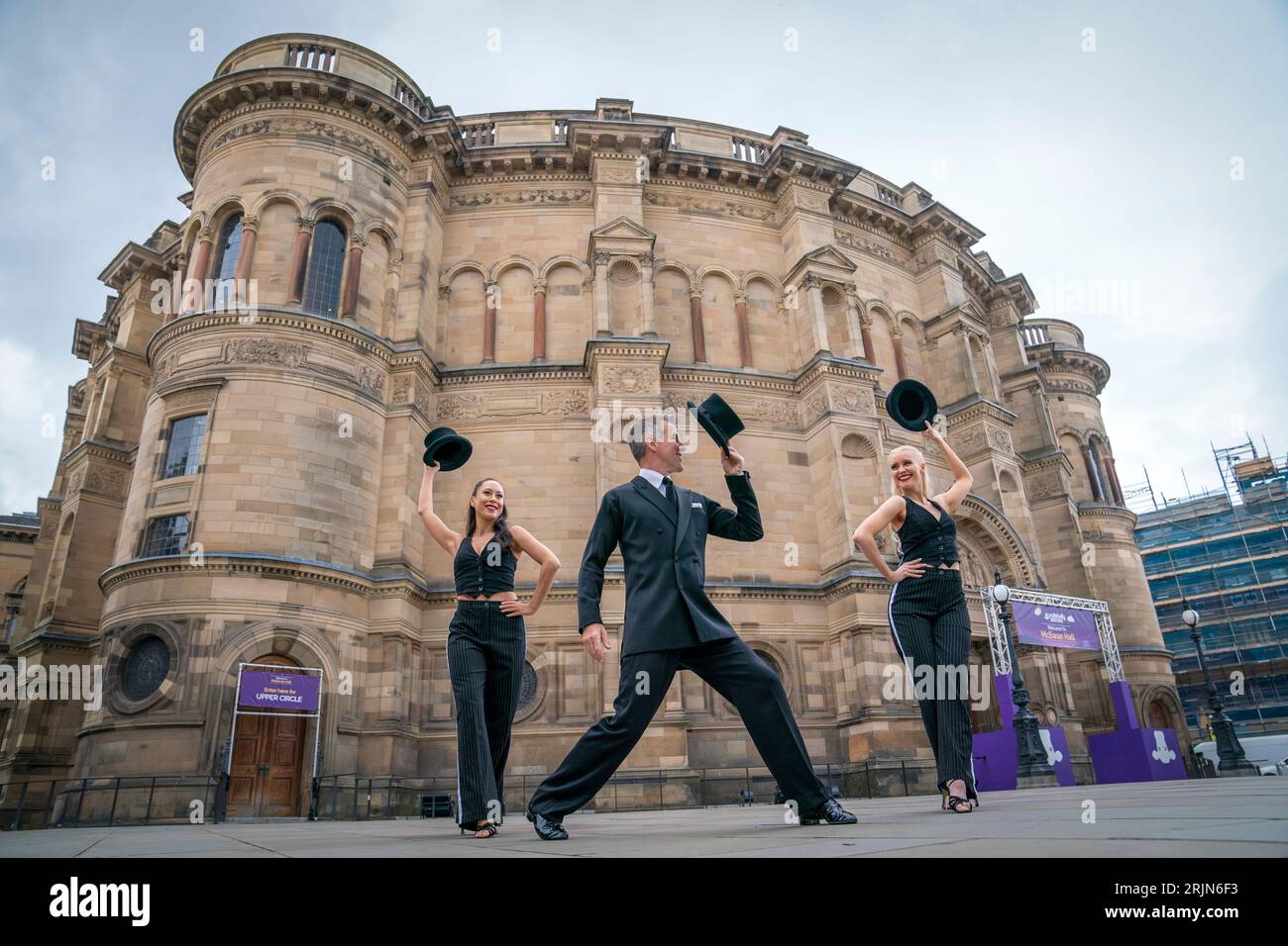 Strictly Come Dancing judge Anton Du Beke with dancers Kelly Chow (left ...