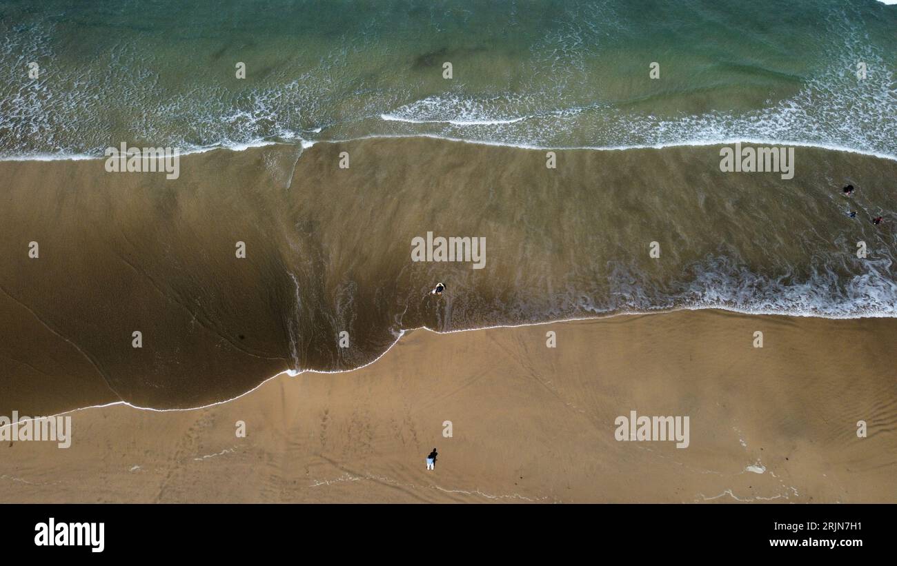 Cornwall Coasts and Sea Drone Shots Stock Photo - Alamy