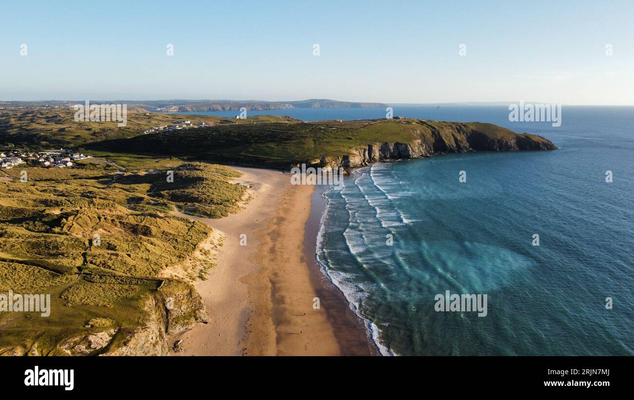 Cornwall Coasts and Sea Drone Shots Stock Photo - Alamy