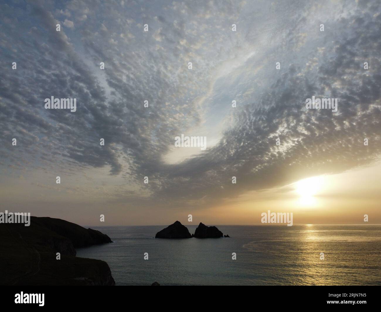 Cornwall Coasts and Sea Drone Shots Stock Photo - Alamy