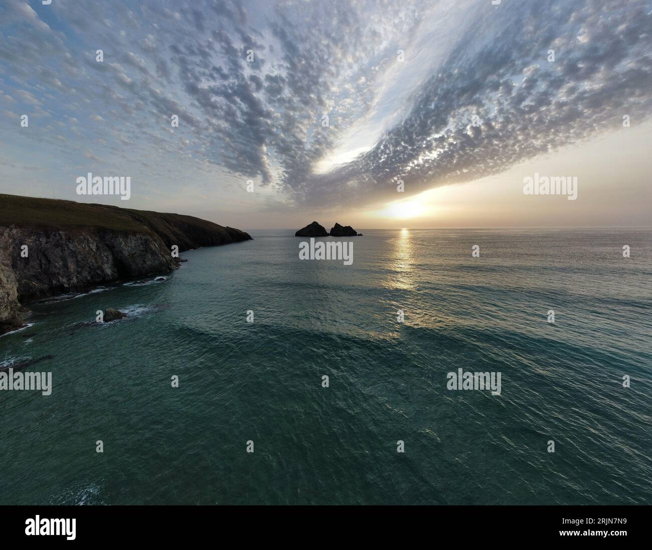 Cornwall Coasts and Sea Drone Shots Stock Photo - Alamy
