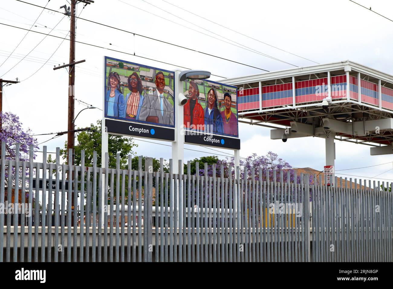 COMPTON (Los Angeles County), California: COMPTON Metro Rail A Line ...