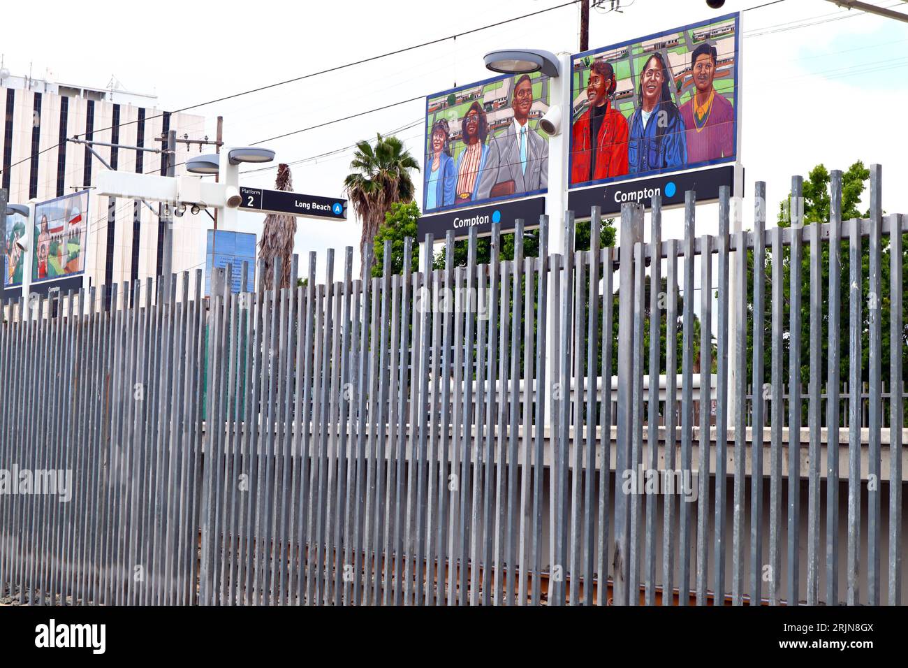 COMPTON (Los Angeles County), California: COMPTON Metro Rail A Line ...