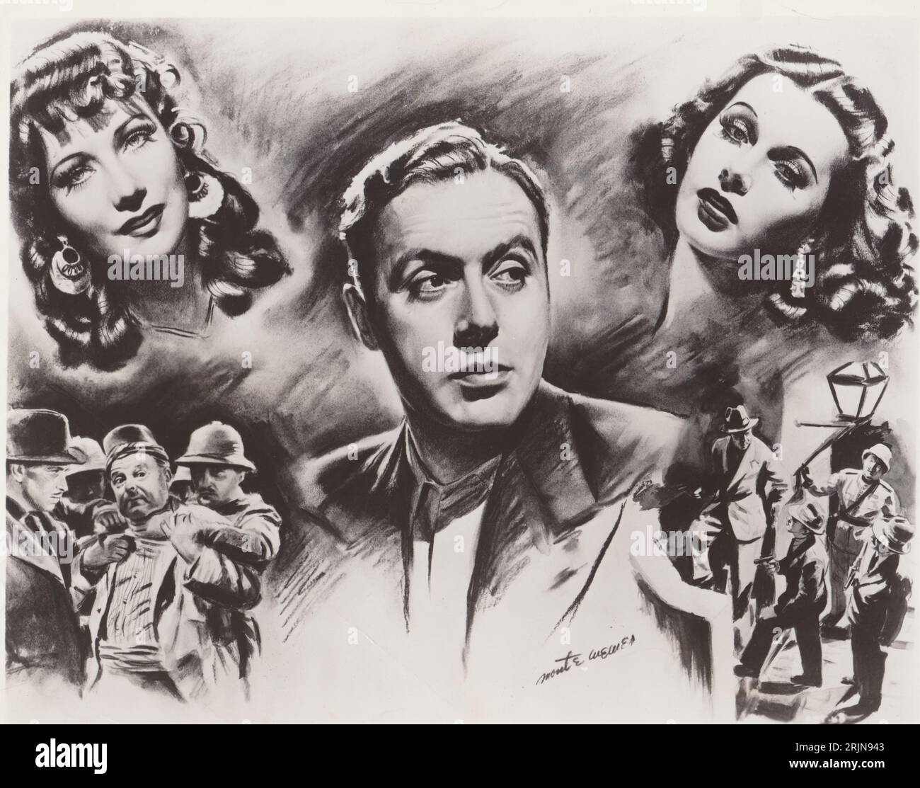 Algiers (United Artists, 1938). Hedy Lamarr Charles Boyer Directed By ...