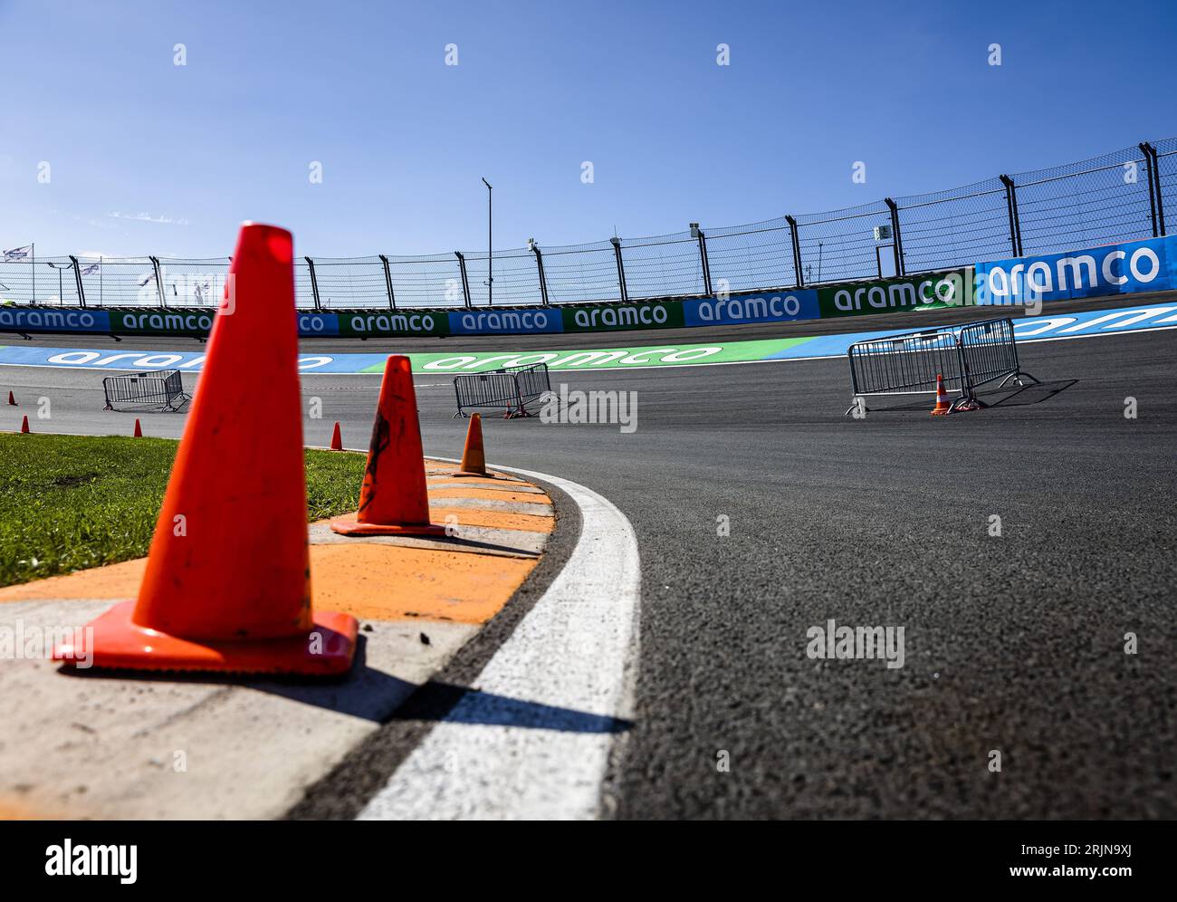 ZANDVOORT - The Hugenholtzbocht on the Zandvoort circuit in the run-up ...