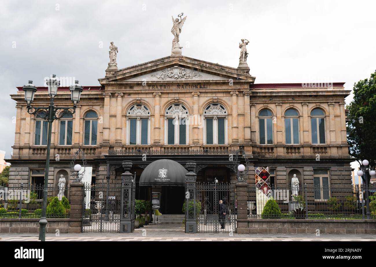 The National Theater, a popular cultural landmark in San Jose, Costa ...
