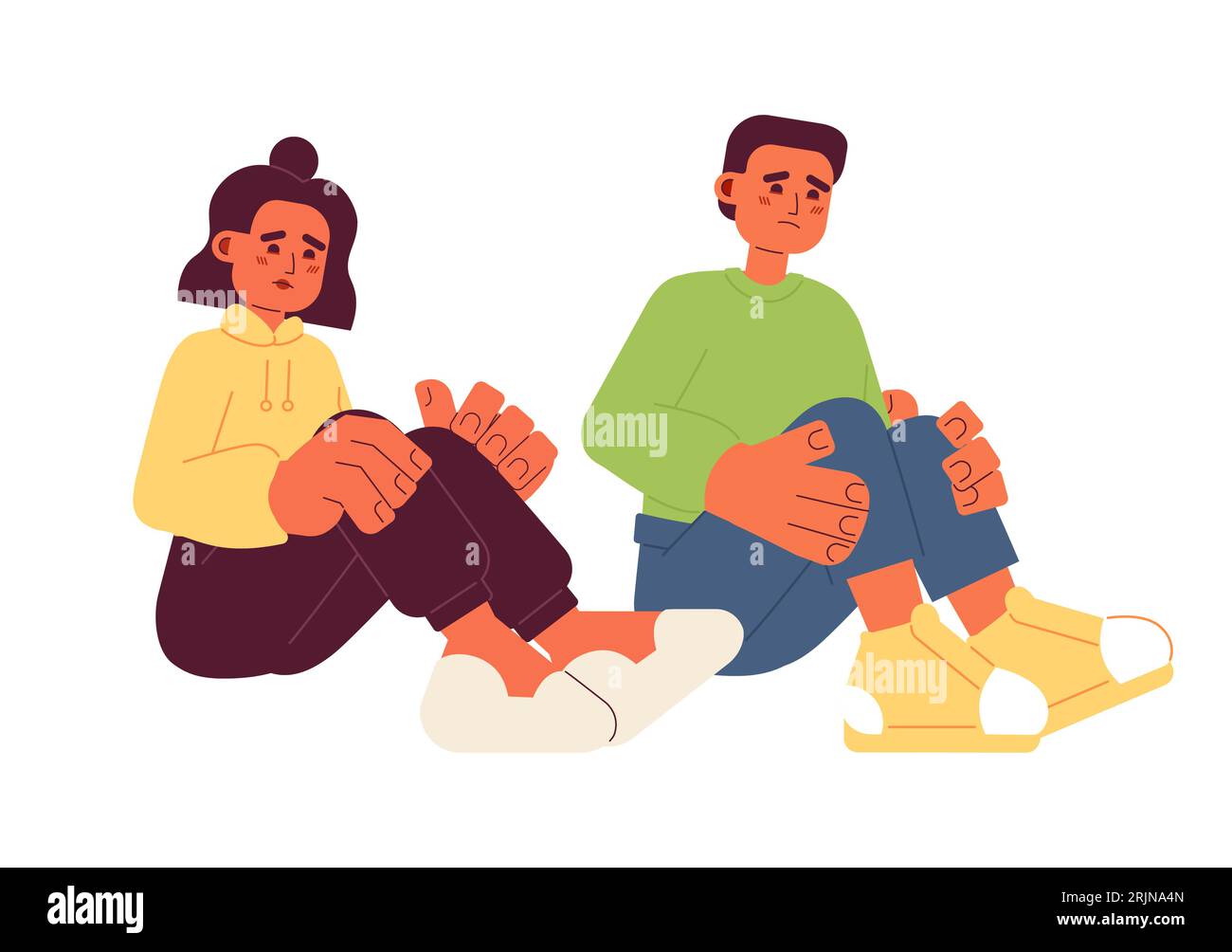 Scared Cartoon People