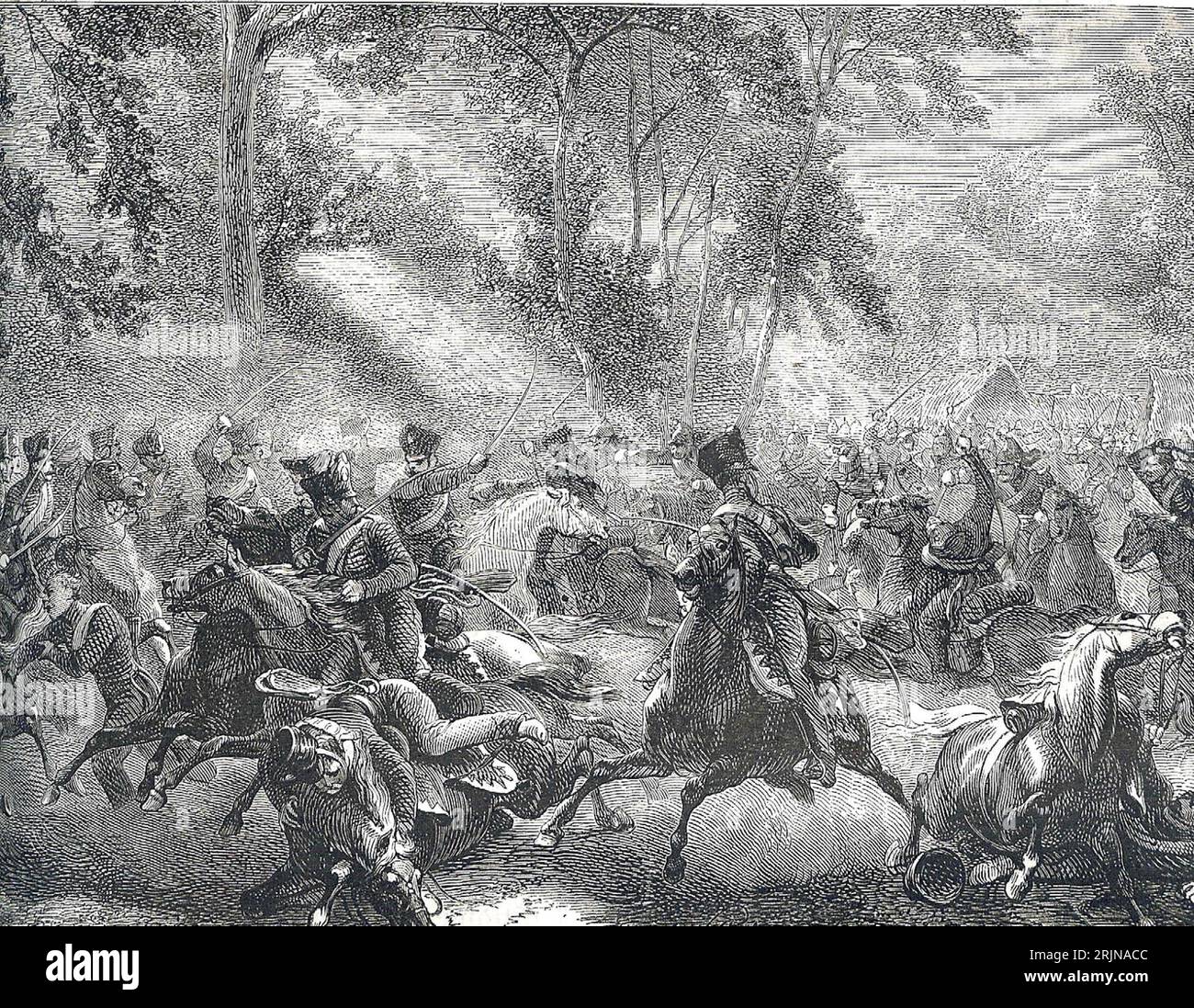 Battle of Rocquencourt (1815 Stock Photo - Alamy