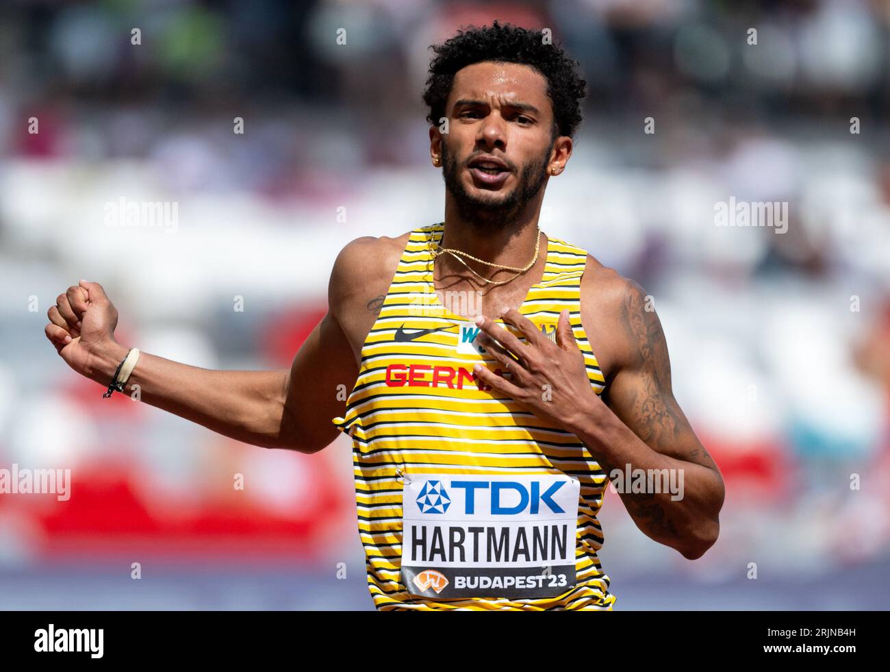 Budapest, Hungary. 23rd Aug, 2023. Athletics: World Championships, 200m ...