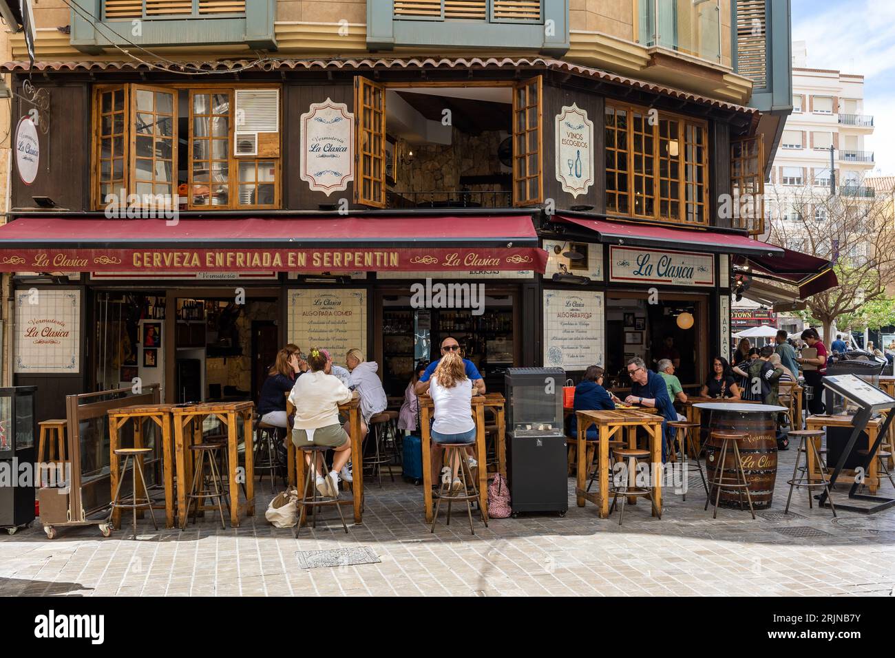 Vermuteria, Restaurant La Casica in the historical centre of Malaga ...