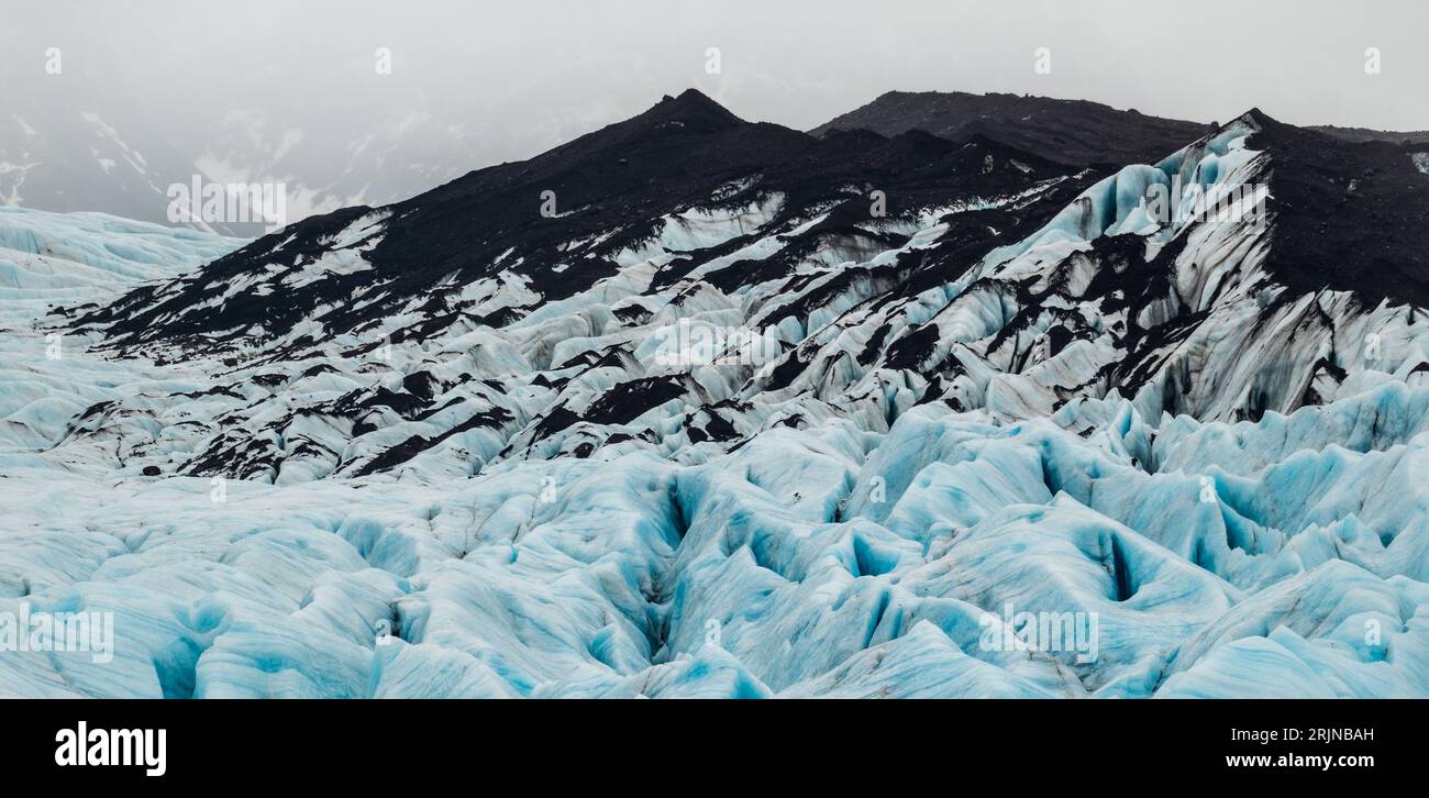 A stunning shot of Iceland's Reykjavik, showcasing the icy beauty and ...
