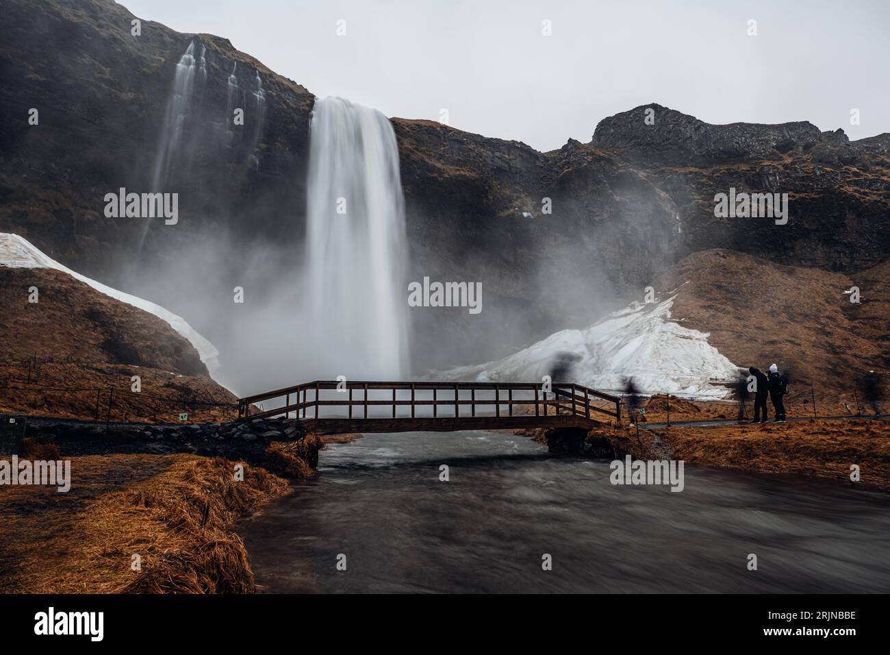 This stunning image from Reykjavik, Iceland features a cascading ...
