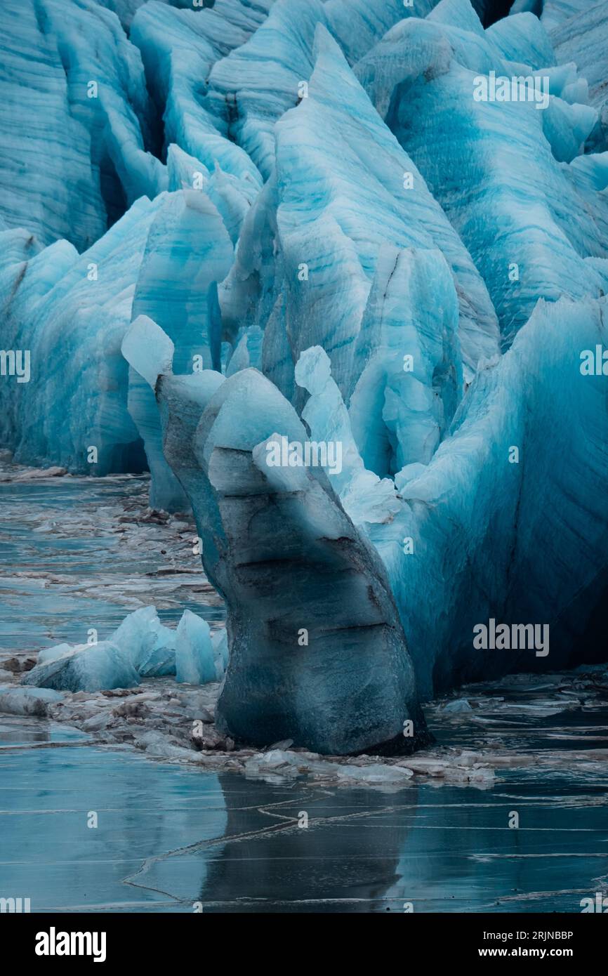 A stunning shot of Iceland's Reykjavik, showcasing the icy beauty and ...