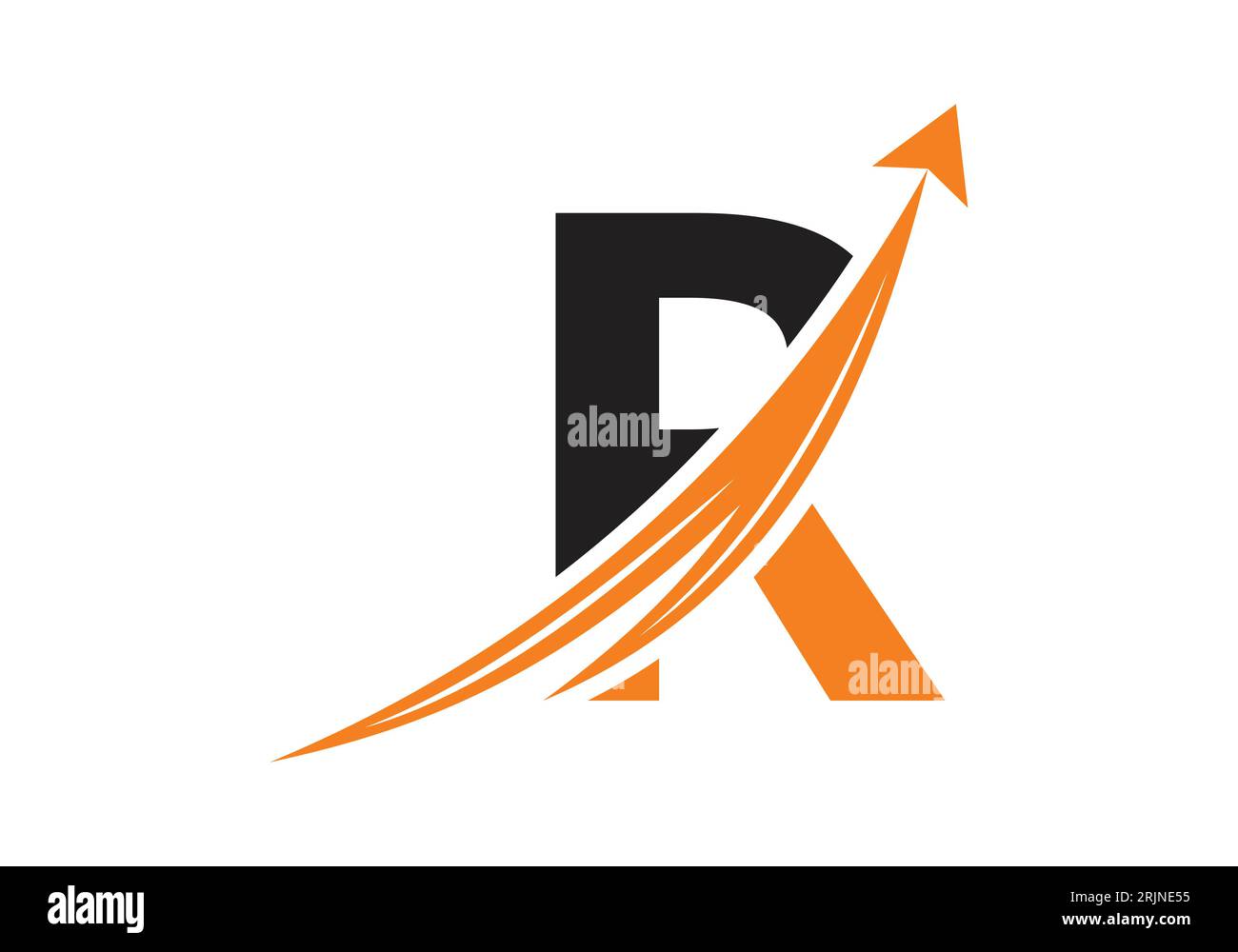 Finance Logo With R Letter Concept. Financial or success logo concept ...