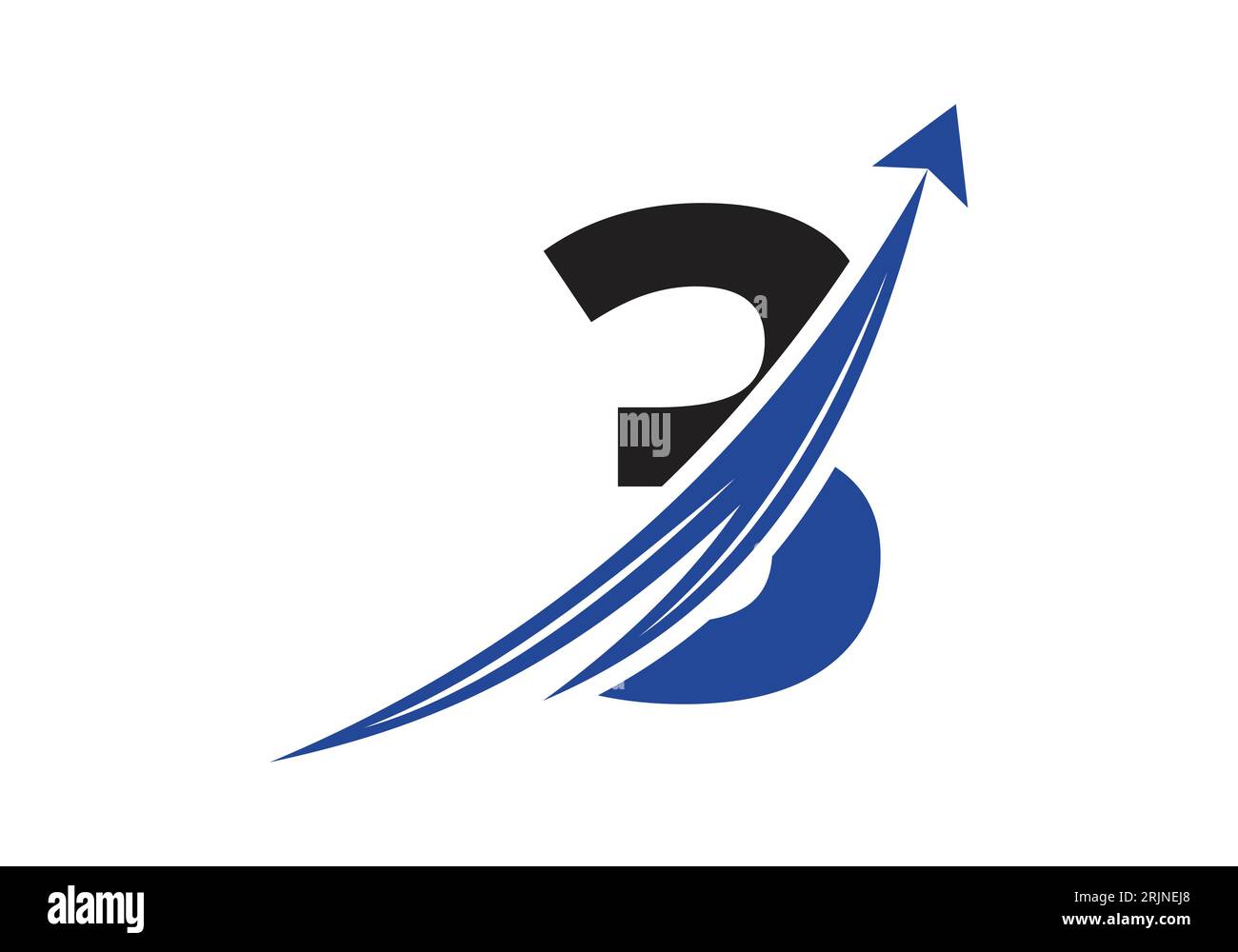 Finance Logo With 3 Letter Concept. Financial or success logo concept ...