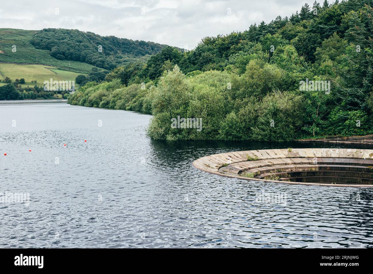 Ladybower Reservoir plugholes Stock Photo - Alamy