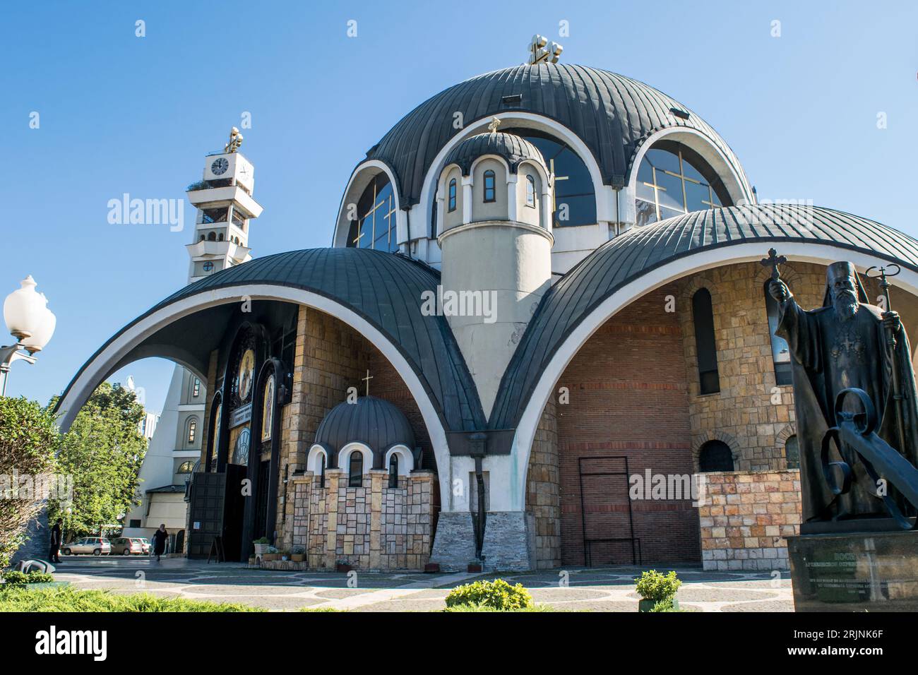 Church of St. Clement of Ohrid, in city of Skopje, Maceodnia. Built in ...