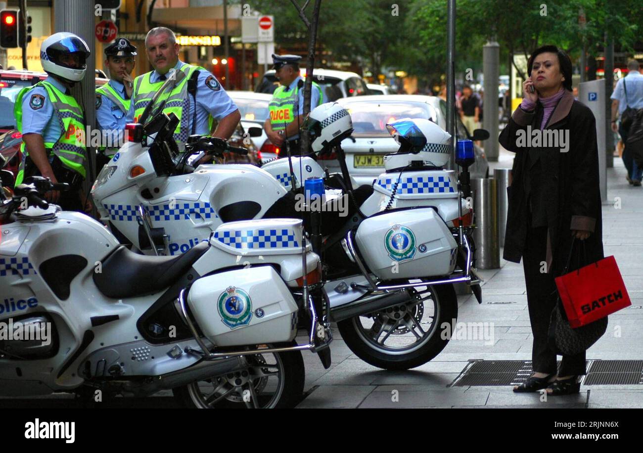 Sydney polizeimotorrad hi-res stock photography and images - Alamy