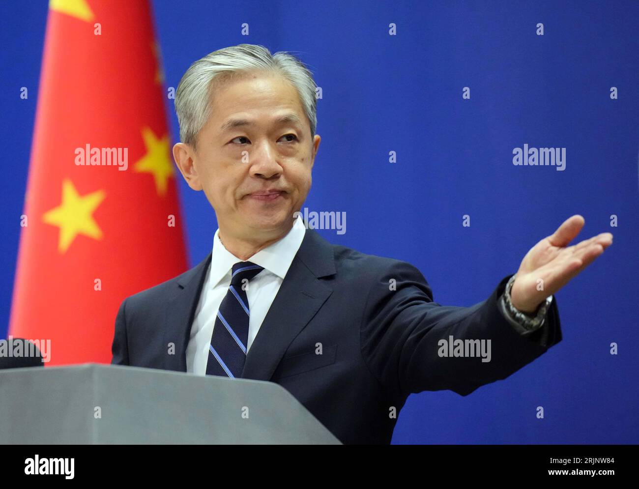 Wang Wenbin, a spokesman for the Ministry of Foreign Affairs, deputy ...