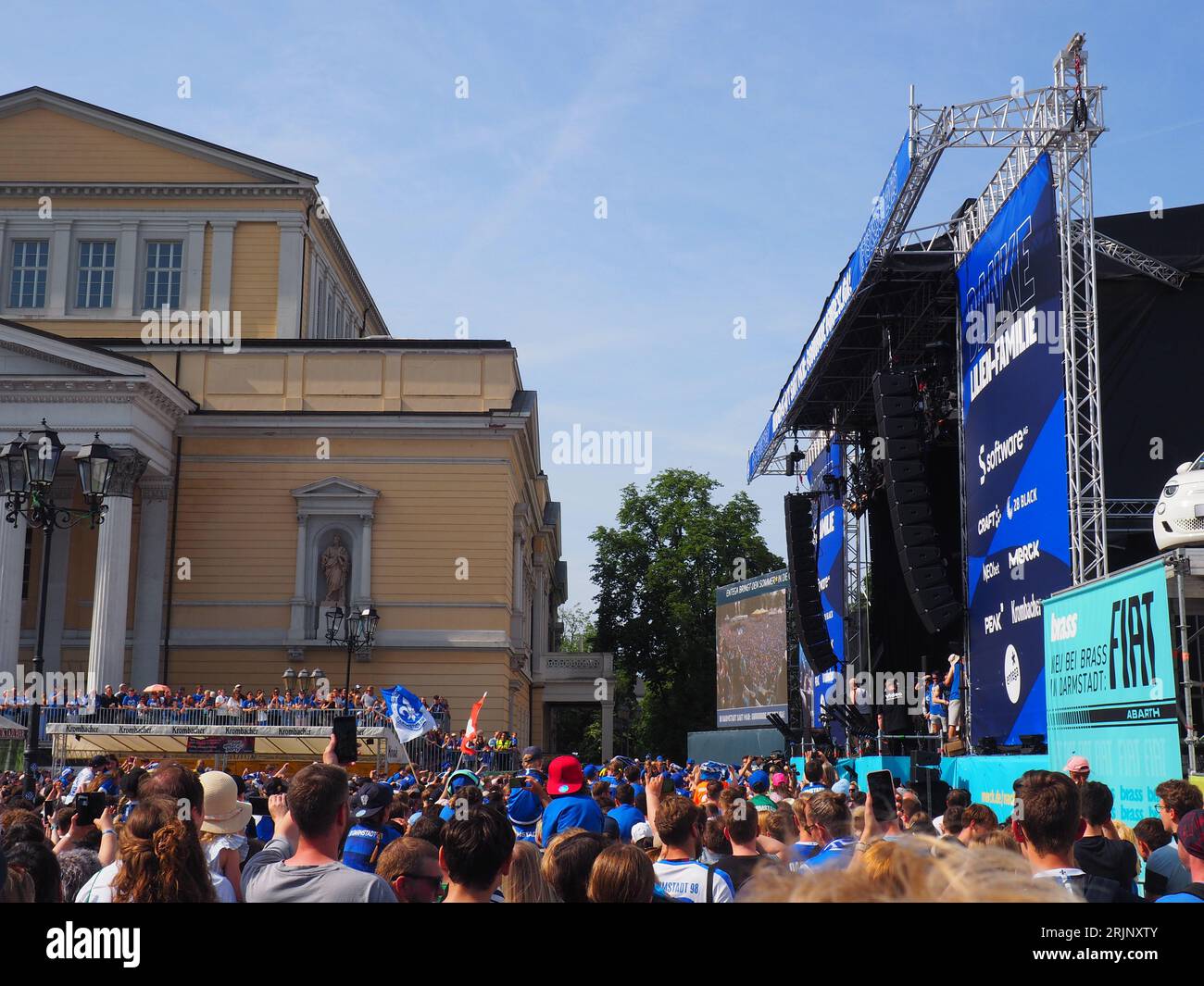 Football stadium balloons hi-res stock photography and images - Alamy