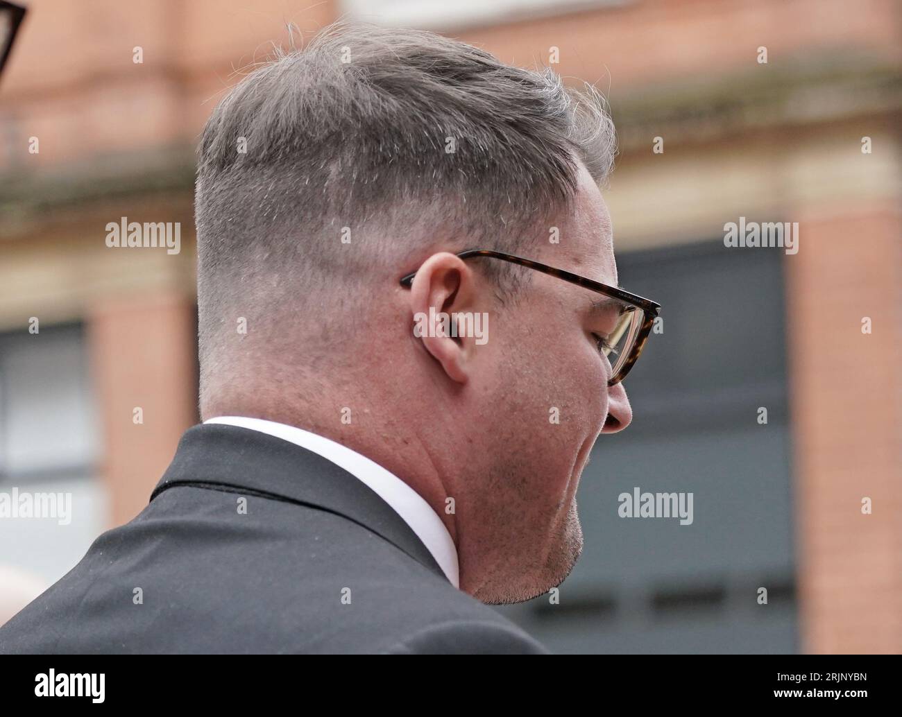 Former Pc Alexander Hindmarsh arrives at Birmingham Crown Court for ...