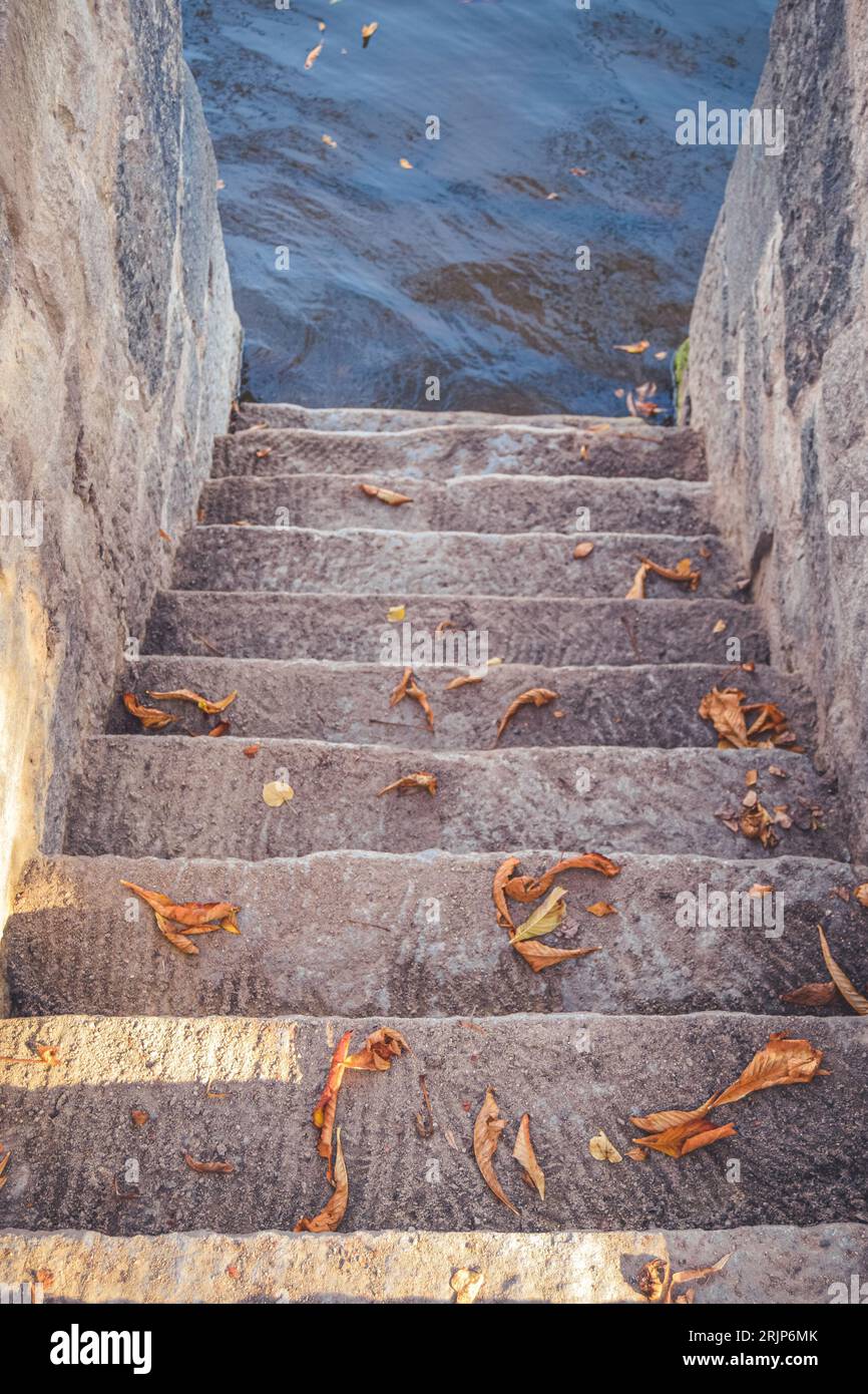 Stairs stone slabs hi-res stock photography and images - Alamy