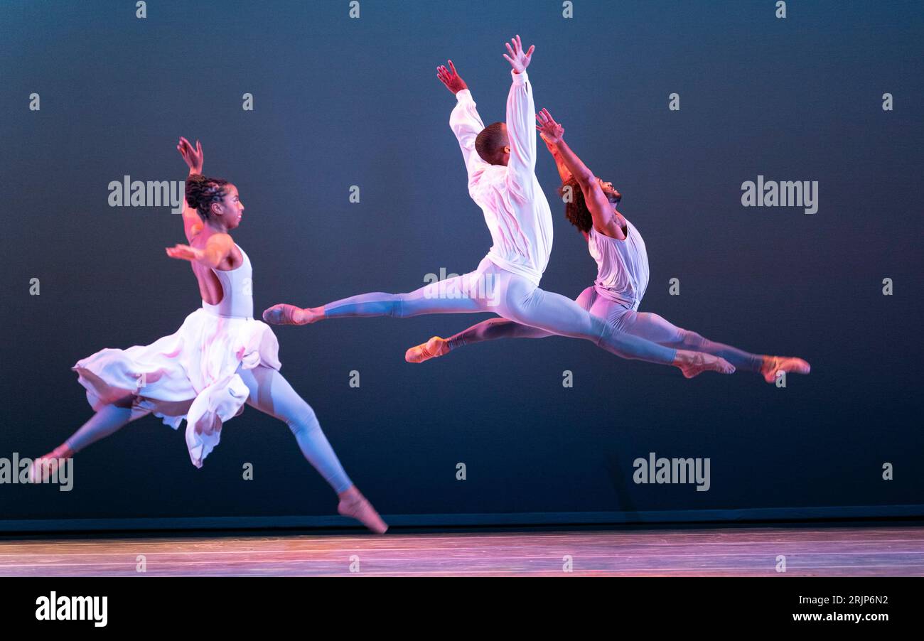 Edinburgh, Scotland, UK. 23rd August 2023. Dancers from the Alvin Ailey ...