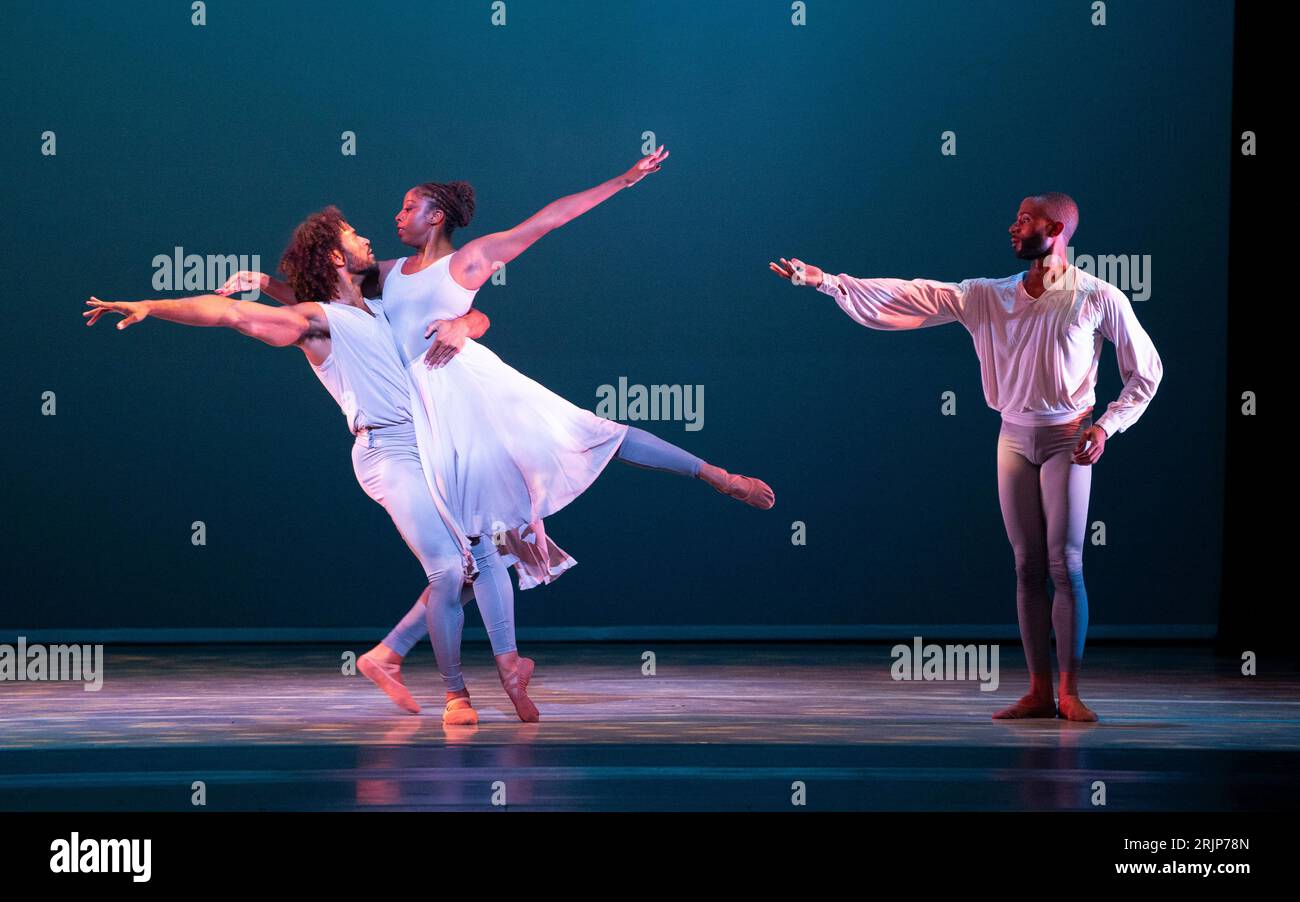 Edinburgh, Scotland, UK. 23rd August 2023. Dancers from the Alvin Ailey ...