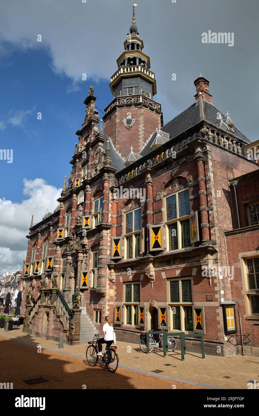 The ornate and colorful architecture of Renaissance style City Hall of ...
