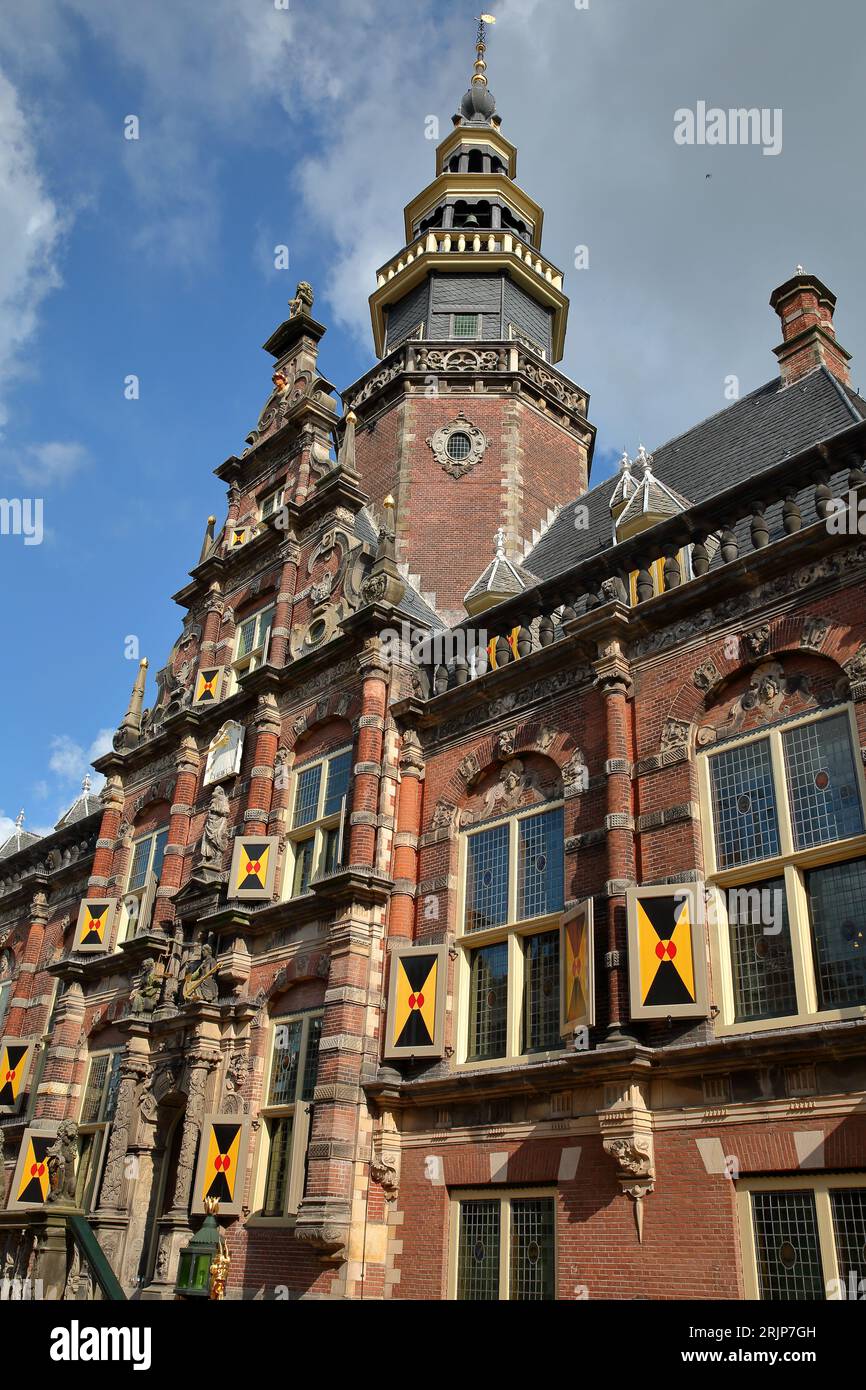 The ornate and colorful architecture of Renaissance style City Hall of ...