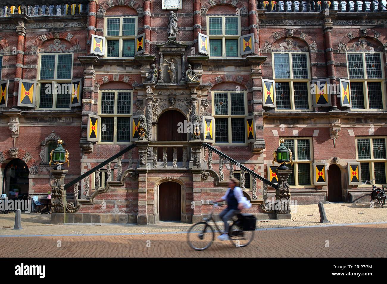 The ornate and colorful architecture of Renaissance style City Hall of ...