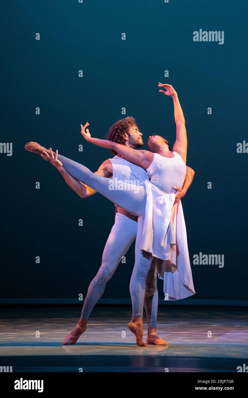 Edinburgh, Scotland, UK. 23rd August 2023. Dancers from the Alvin Ailey ...
