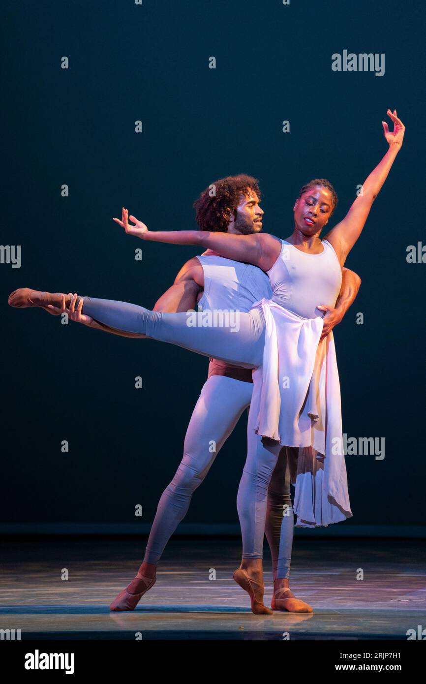 Edinburgh, Scotland, UK. 23rd August 2023. Dancers from the Alvin Ailey ...