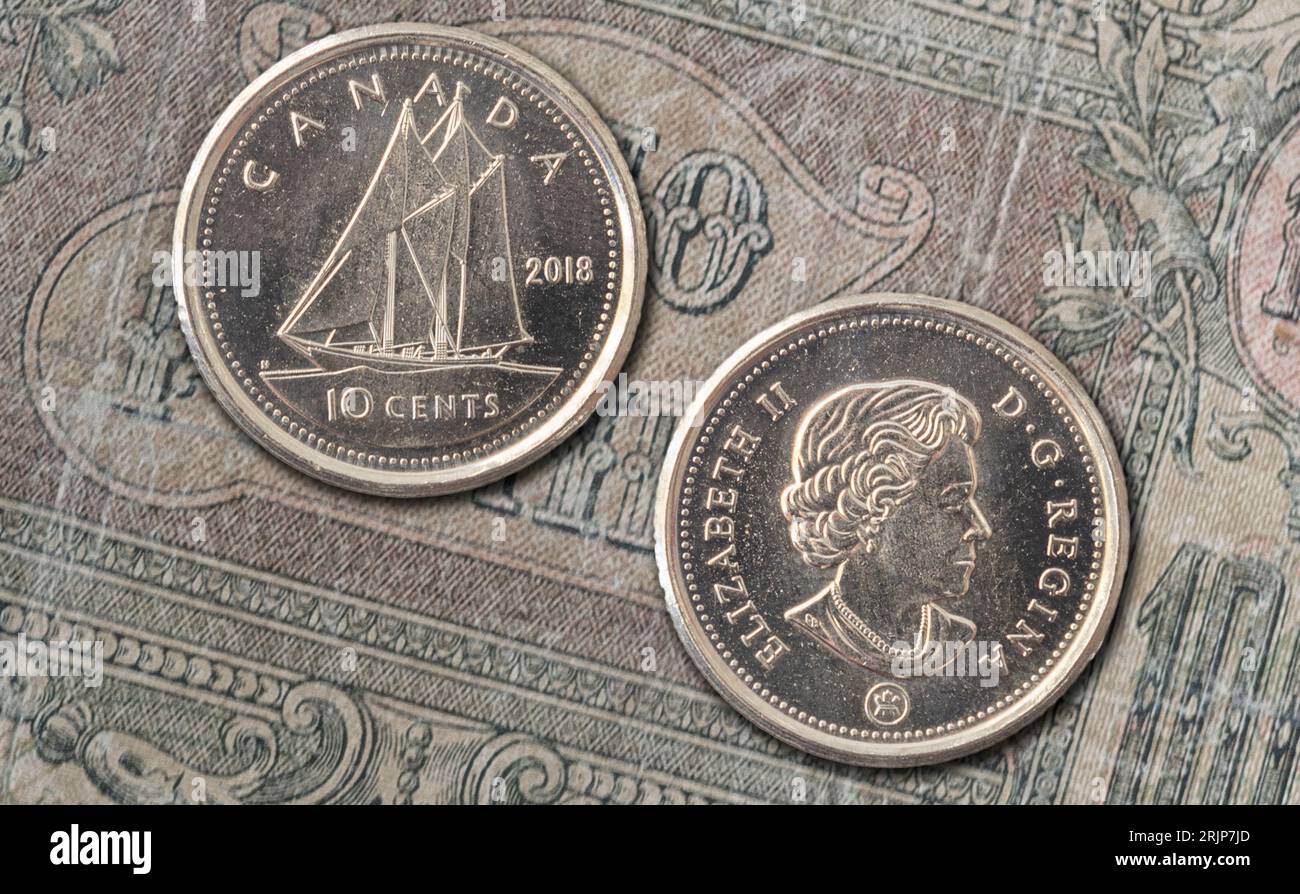 Portrait of canadian currency hi-res stock photography and images - Alamy